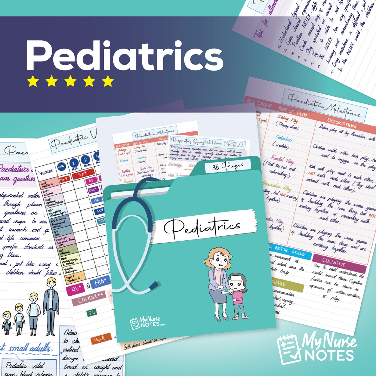 Pediatrics Digital Nursing Notes – My Nurse Notes
