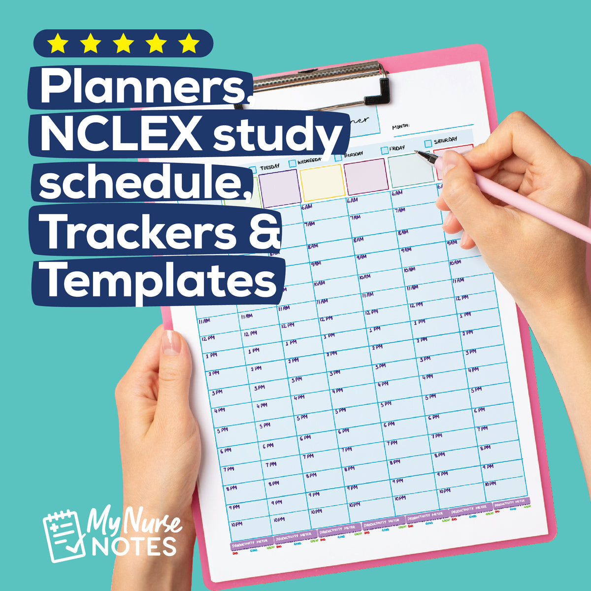 Planners & NCLEX Study Schedules – My Nurse Notes